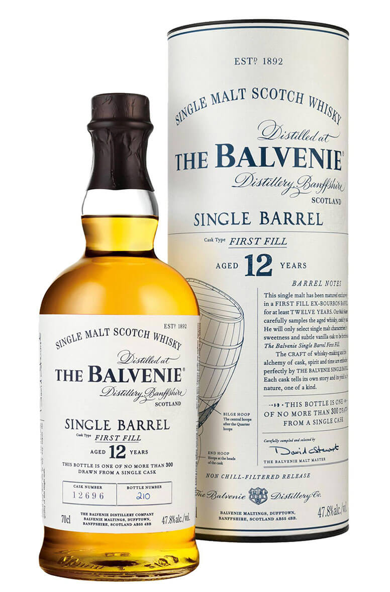 Balvenie First Fill Single Barrel 12 Year Old Balvenie First Fill Single Barrel 12 Year Old